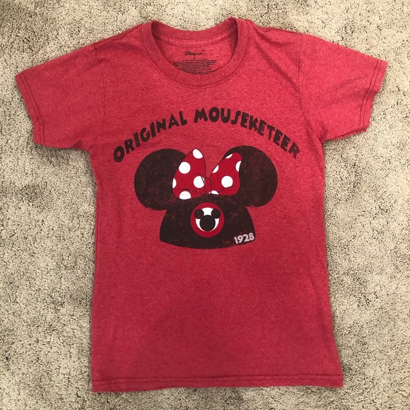 Disney | Tops | Disney Original Mouseketeer Minnie Mouse Tee Shirt ...